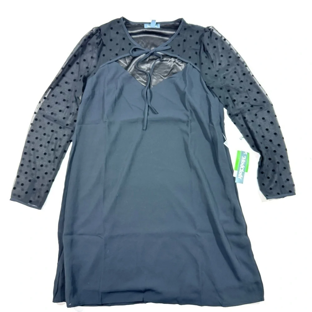 Modcloth | Dresses | New Modcloth After The Aria Shift Dress Black ...